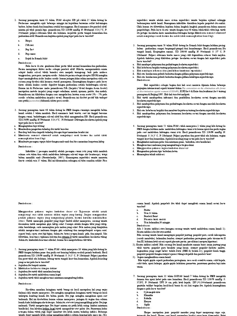 SOAL2 UKOM 6.docx - Google Dokumen | PDF