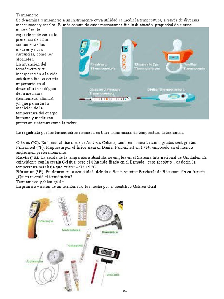Termometro | PDF