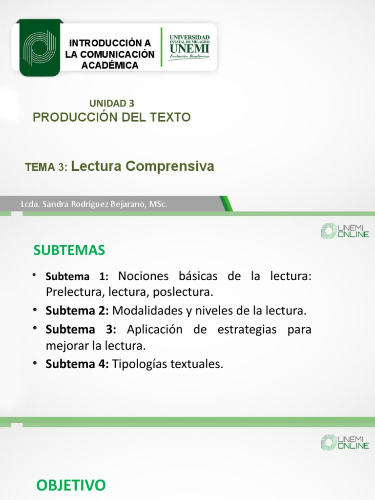 Ica Unidad 3 - S5 | PDF | Comprensión lectora | Conocimiento