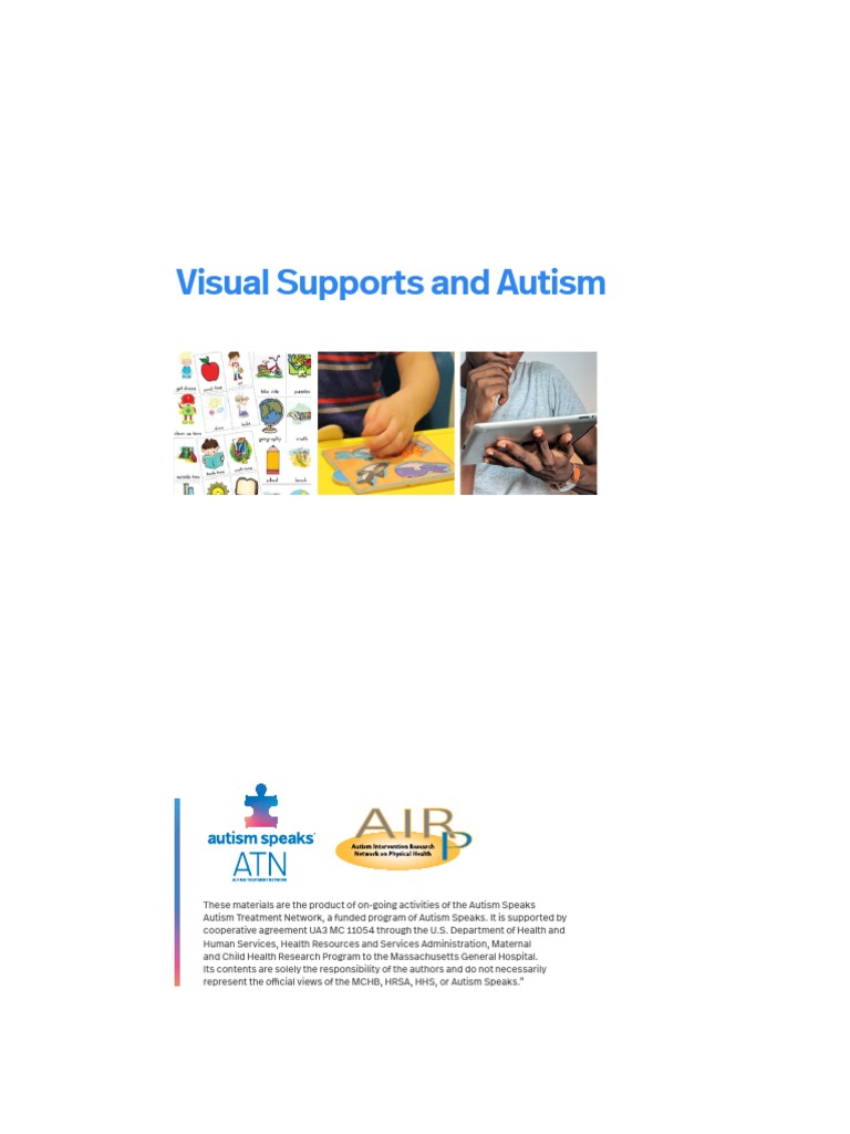 Visual Supports Tool Kit | PDF | Autism Spectrum | Autism