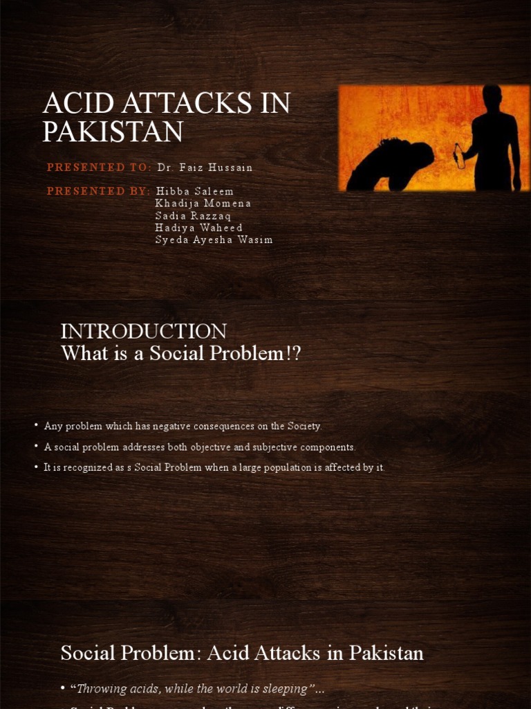 Acid Attack Final Slides | PDF | Violence | Aggression
