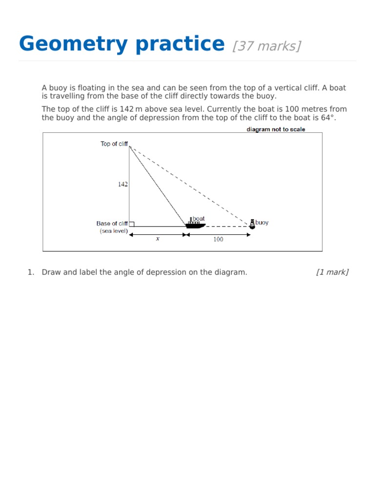 Geometry Practice | PDF