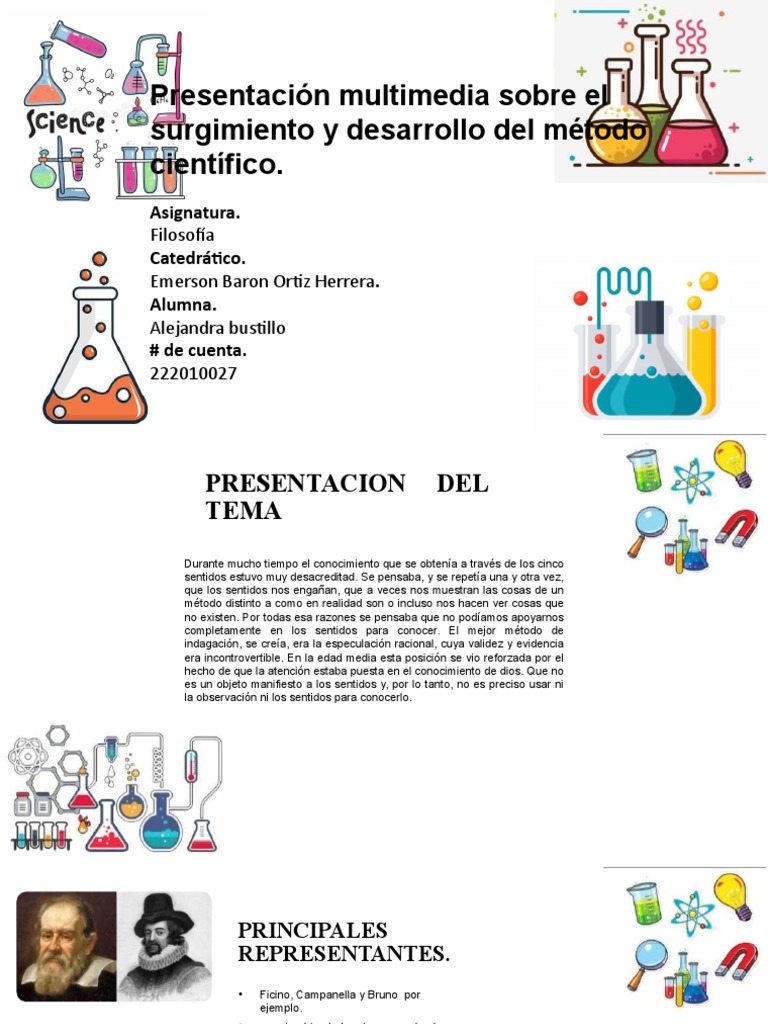 Presentación Multimedia Sobre El Surgimiento y Desarrollo Del Método ...
