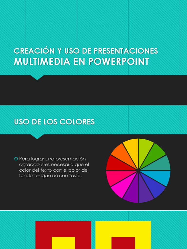 Creación y Uso de Presentaciones Multimedia en Power Point | PDF ...