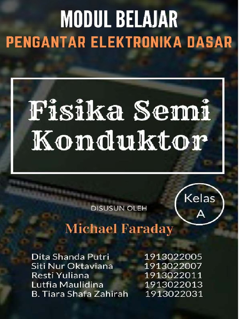Kelompok Michael Faraday - Kelas A - Modul Fisika Semikonduktor 1 | PDF