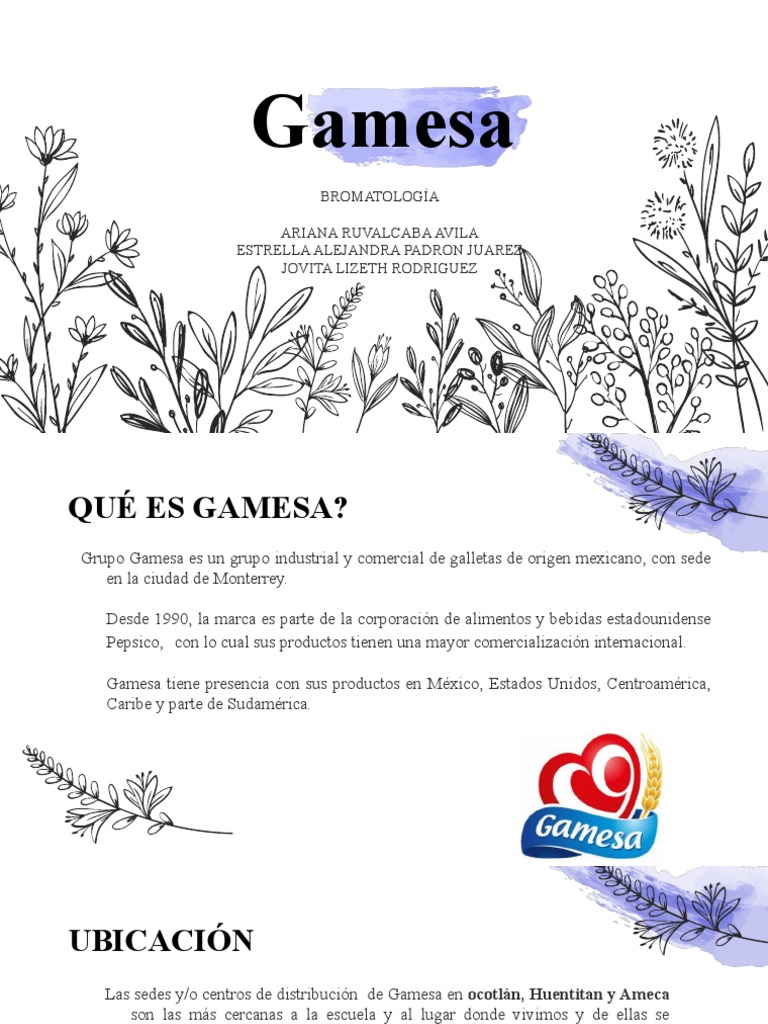 Origen y Ubicación de Gamesa en Monterrey | PDF | Galleta | Trigo