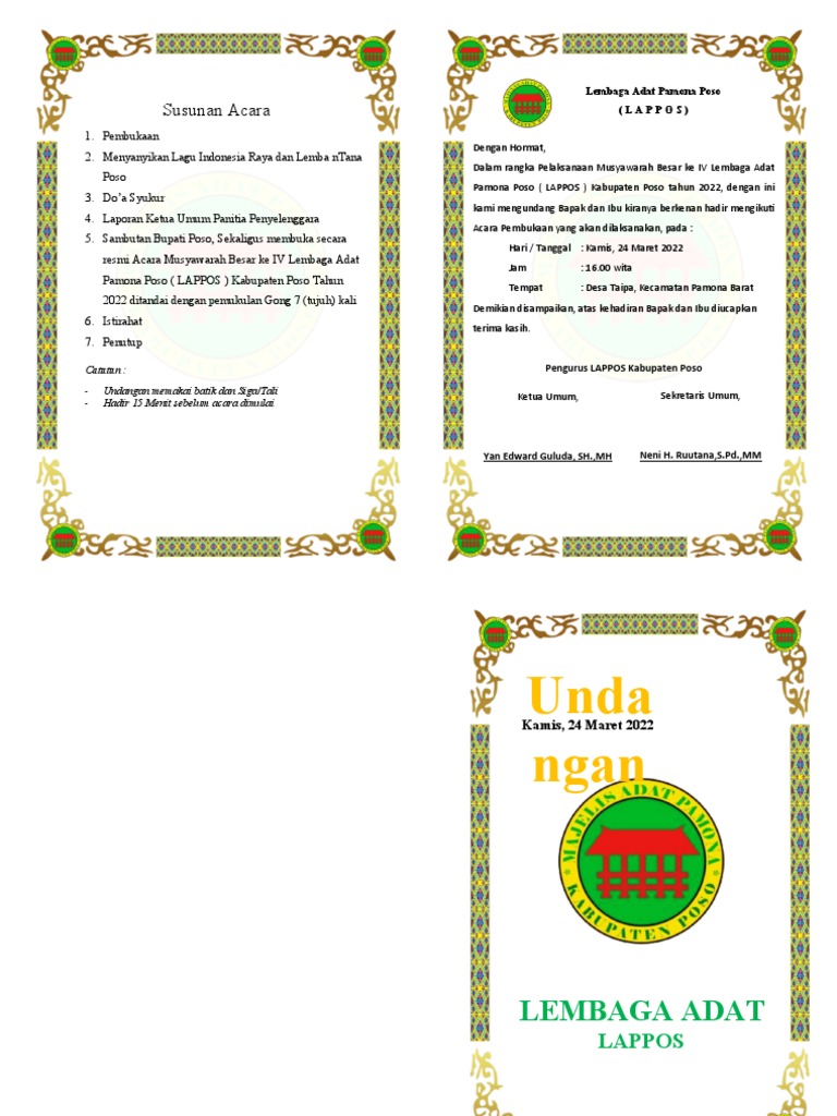 Contoh Undangan | PDF