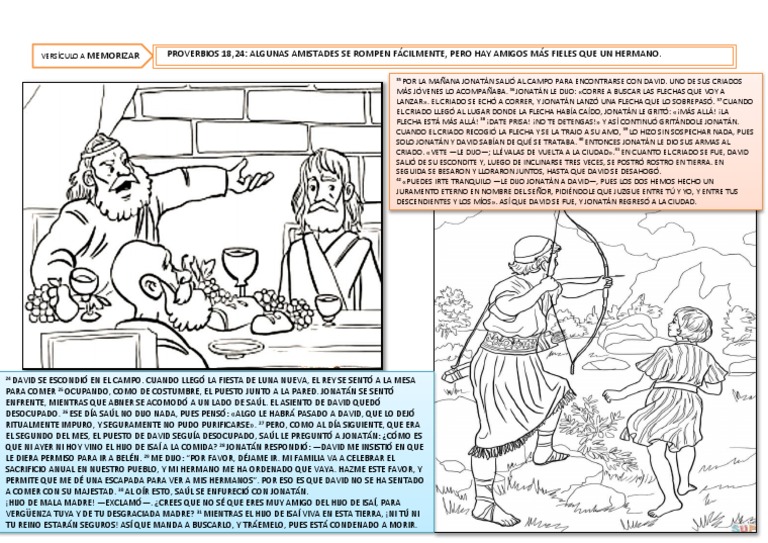 1 Samuel 20 1 | PDF | David | Saulo