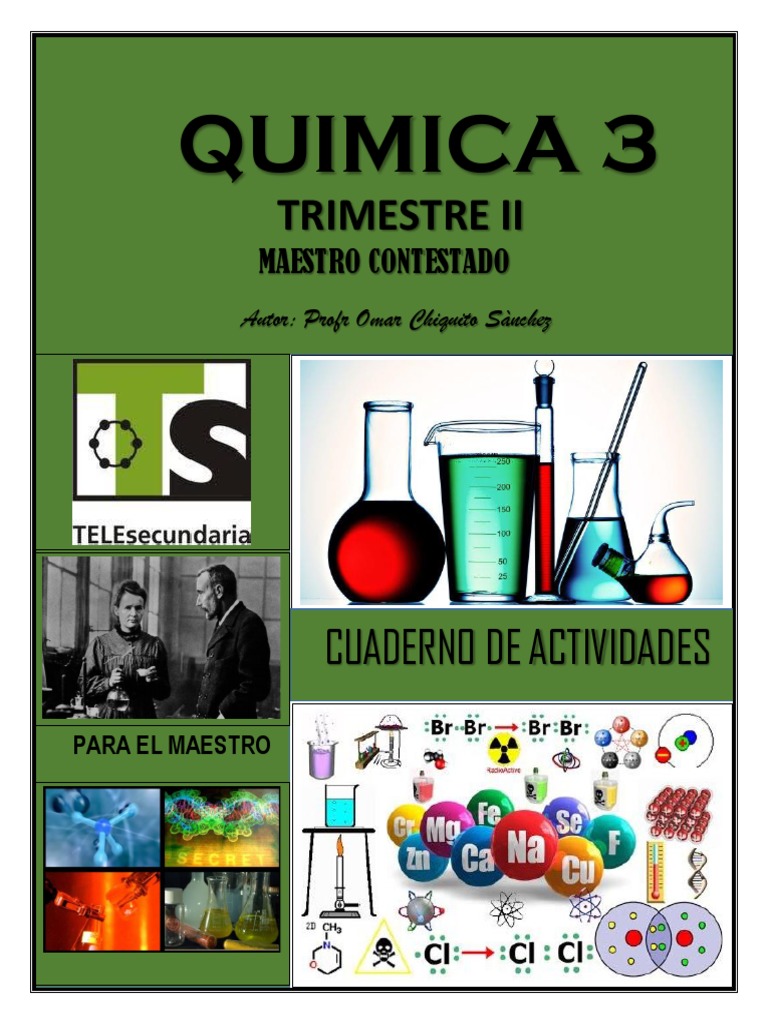 Quimica 3 2t Maestro Pdf Química Enlace Covalente