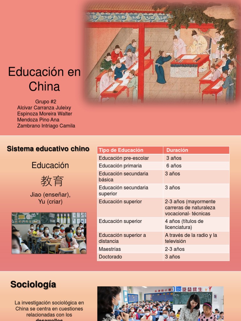 Grupo 2 China Modelo Educativo 3A | PDF | Programa para la Evaluación ...