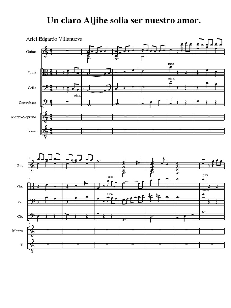 5-Un Claro Aljibe Solia Ser Nuestro Amor | PDF