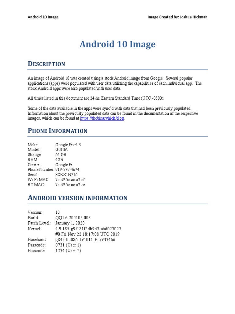 Android10 ImageCreation | PDF | Android (Operating System) | Software