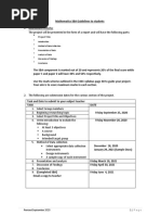 Csec Math Sba Guidelines | PDF | Mean | Chart