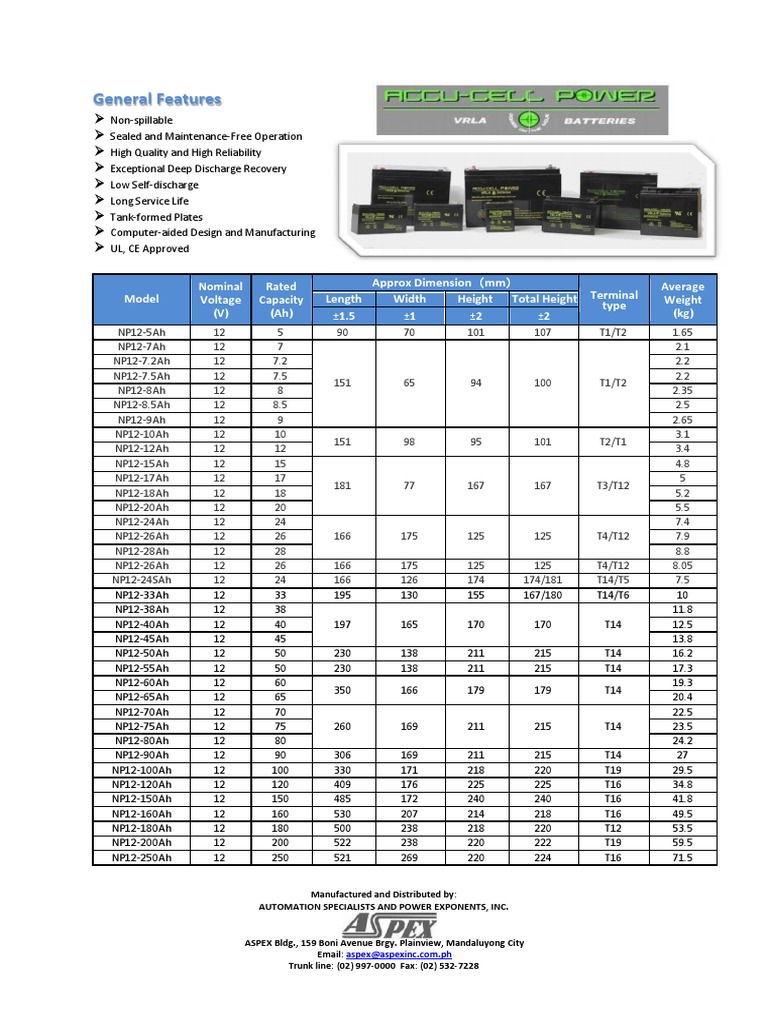 Battery Brochure | PDF | Electricity | Electrical Engineering