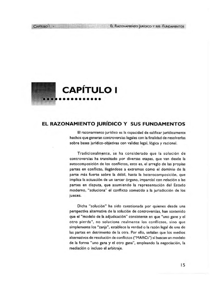 Razonamiento Juridico y Sus Fundamentos | PDF