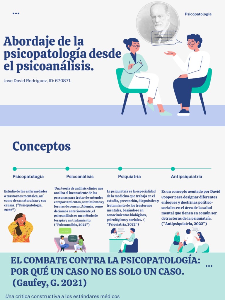 Abordajes de La Psicopatologia Desde Psicoanalisis | PDF | Psicoanálisis | Psicopatología