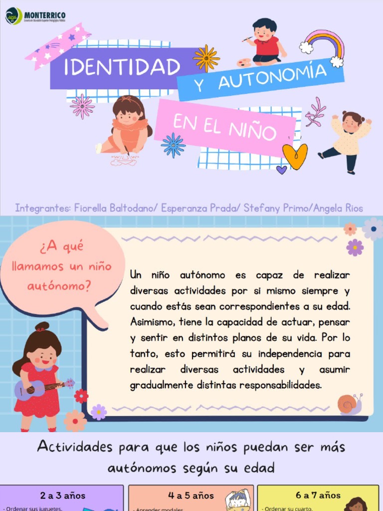 Identidad y Autonomia en El Niño | PDF