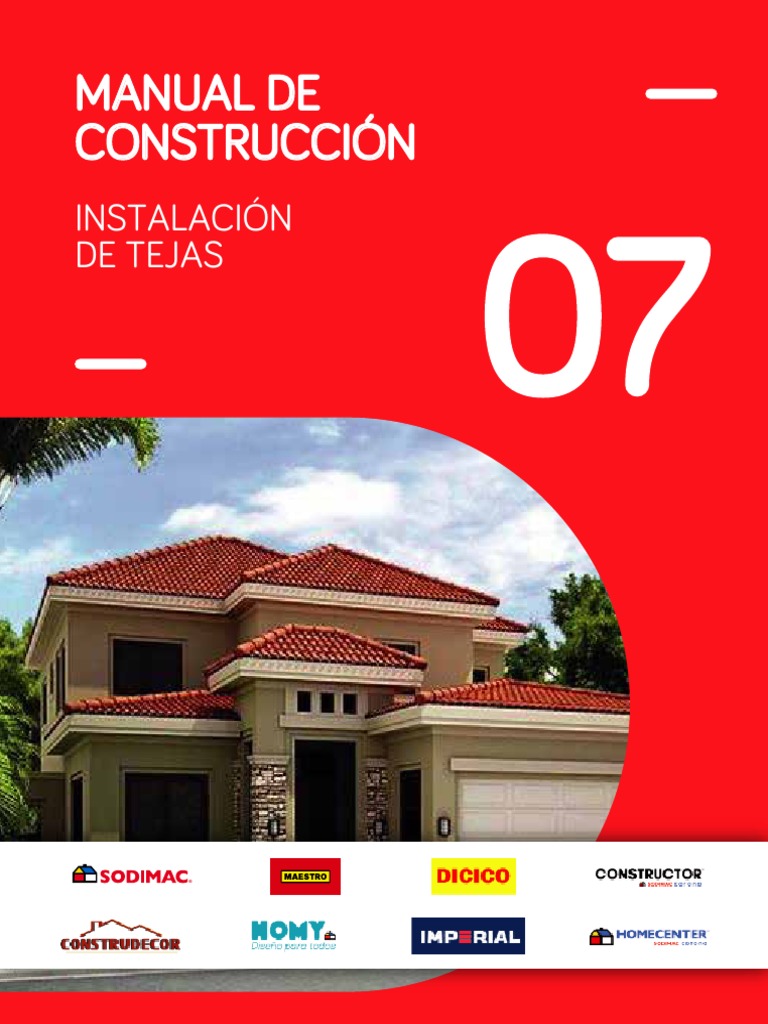 C-7 Instalacion de Tejas | PDF | Ingeniería estructural | Ingeniería de Edificación