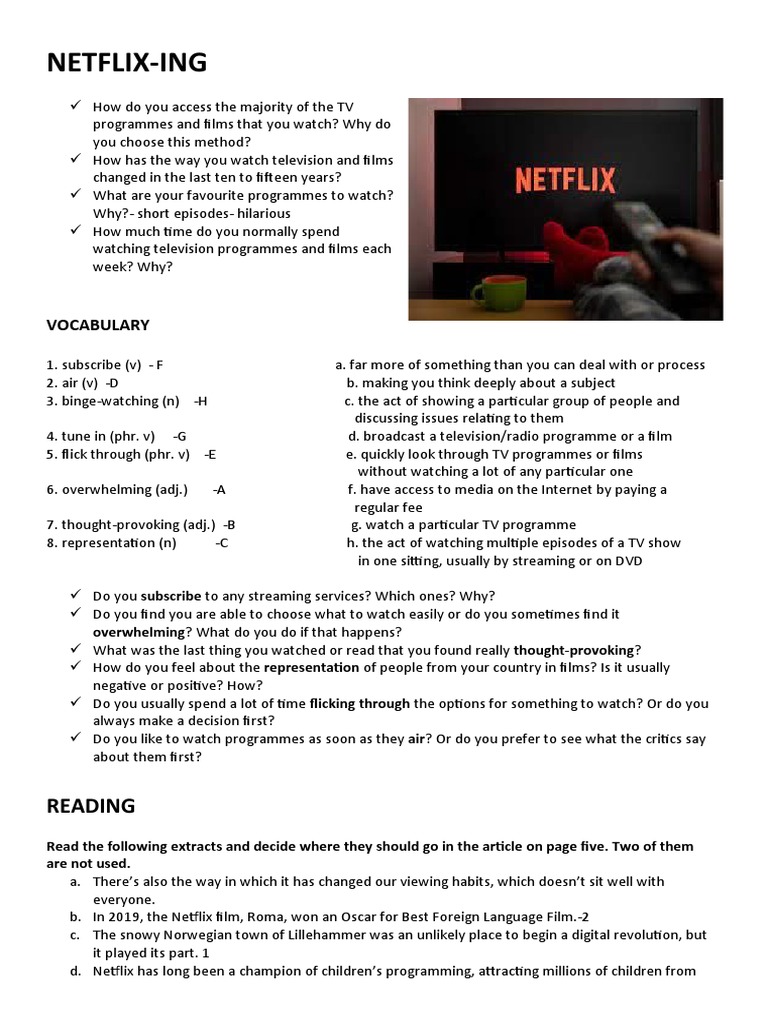 Netflixing | PDF | Netflix | Communication