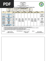 Sample of Multigrade Class Program | PDF | Learning