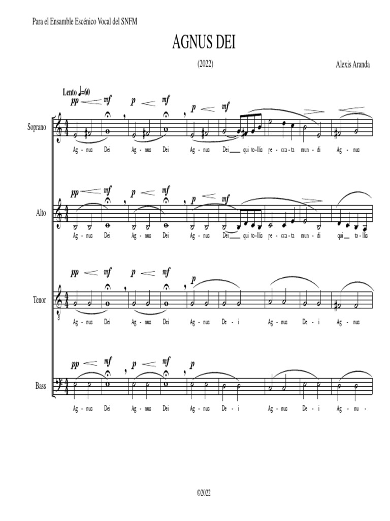 Agnus Dei | PDF Agnus Dei | PDF
