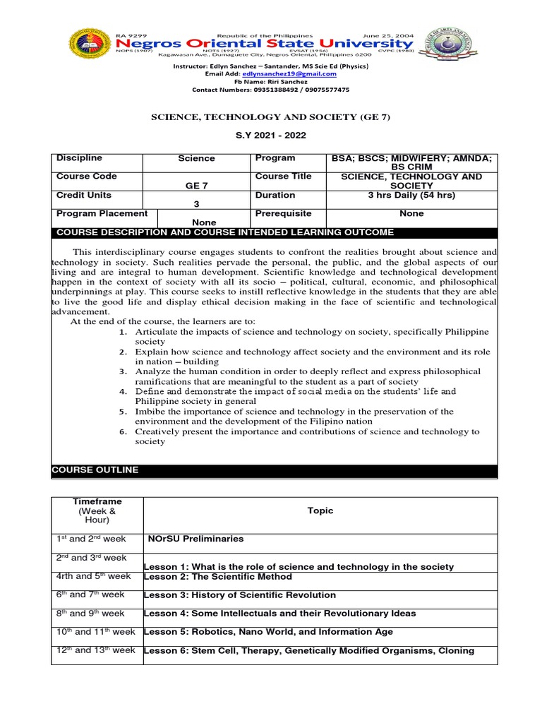 Module 2 Sts | PDF | Science | Scientific Revolution