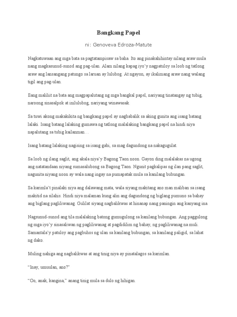 Group 2 Bangkang Papel | PDF