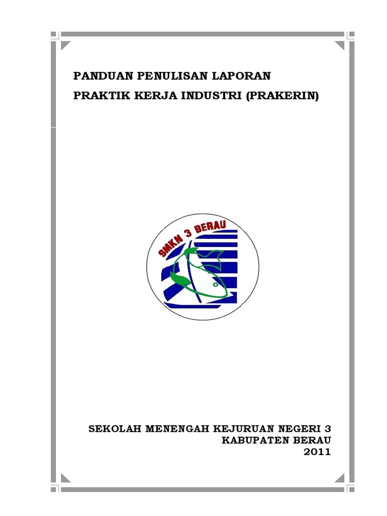 Panduan Penulisan Laporan Prakerin Smk3 | PDF