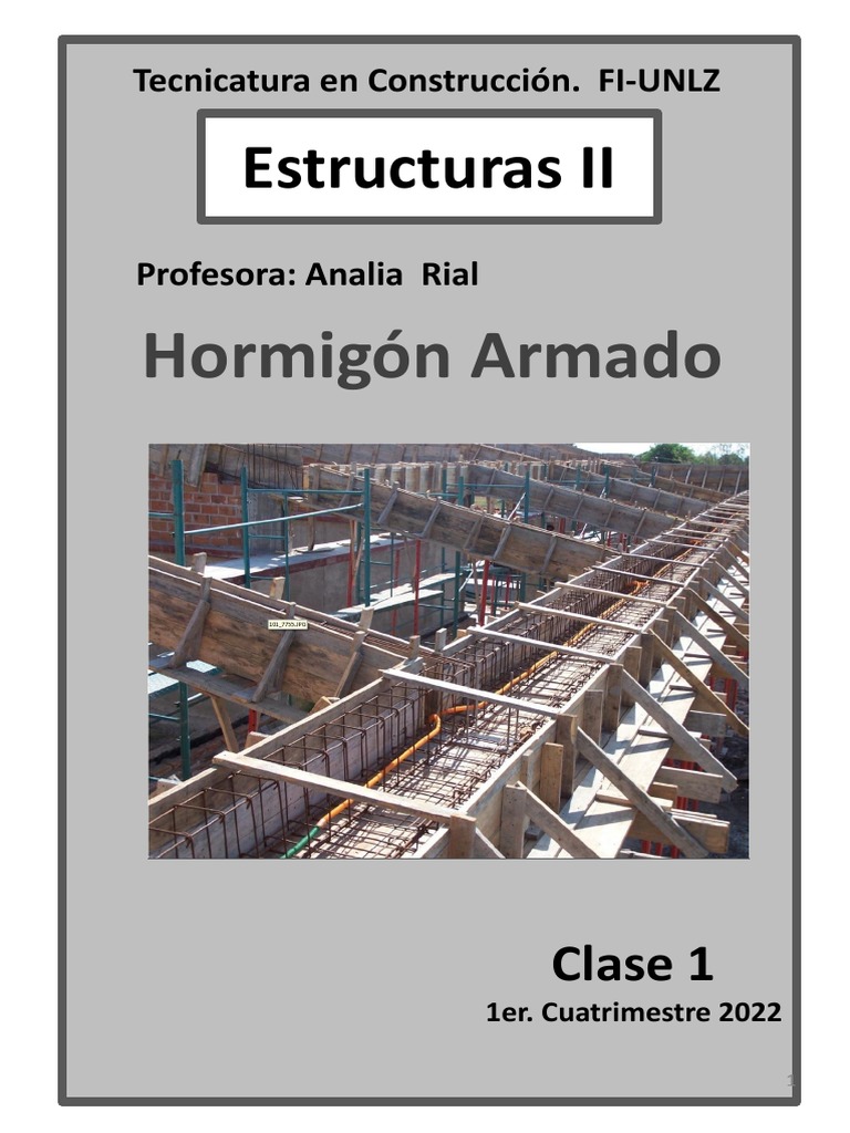 Estructuras II - Clase 1 | Descargar gratis PDF | Viga (Estructura) | Doblar