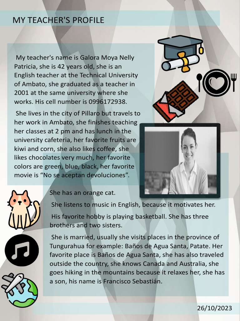 My Teachers Profile | PDF