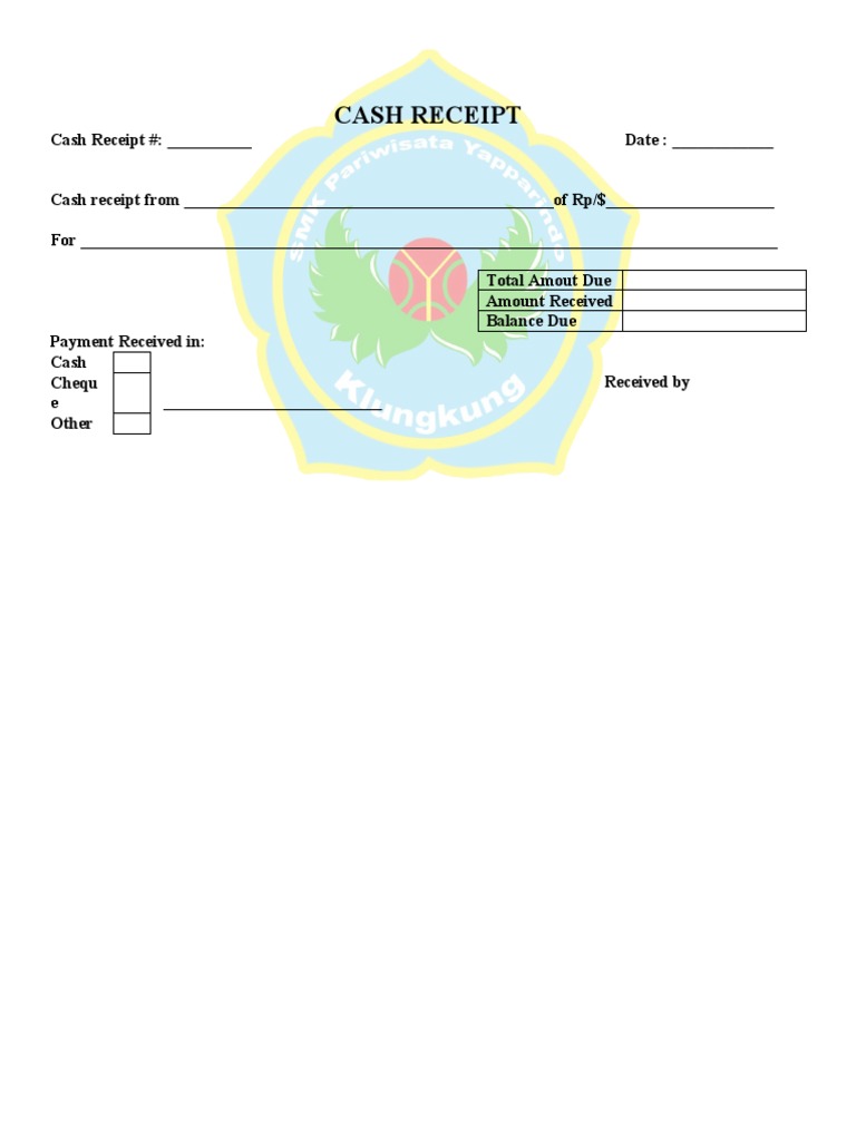 Cash Receipt | PDF