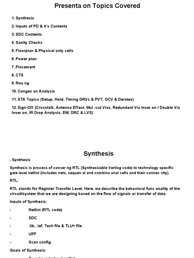 Physical Design | PDF