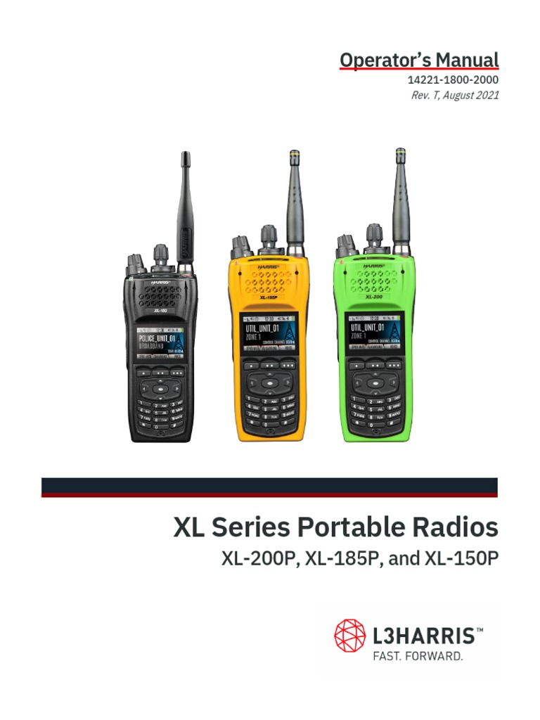 XL - Operators14221 1800 2000RevT | PDF | Electromagnetic Interference ...