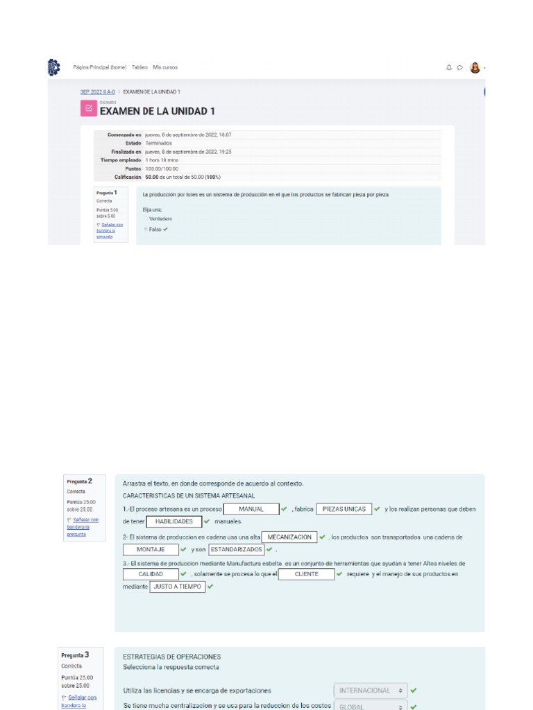 Examen Unidad 1 - A-O | PDF
