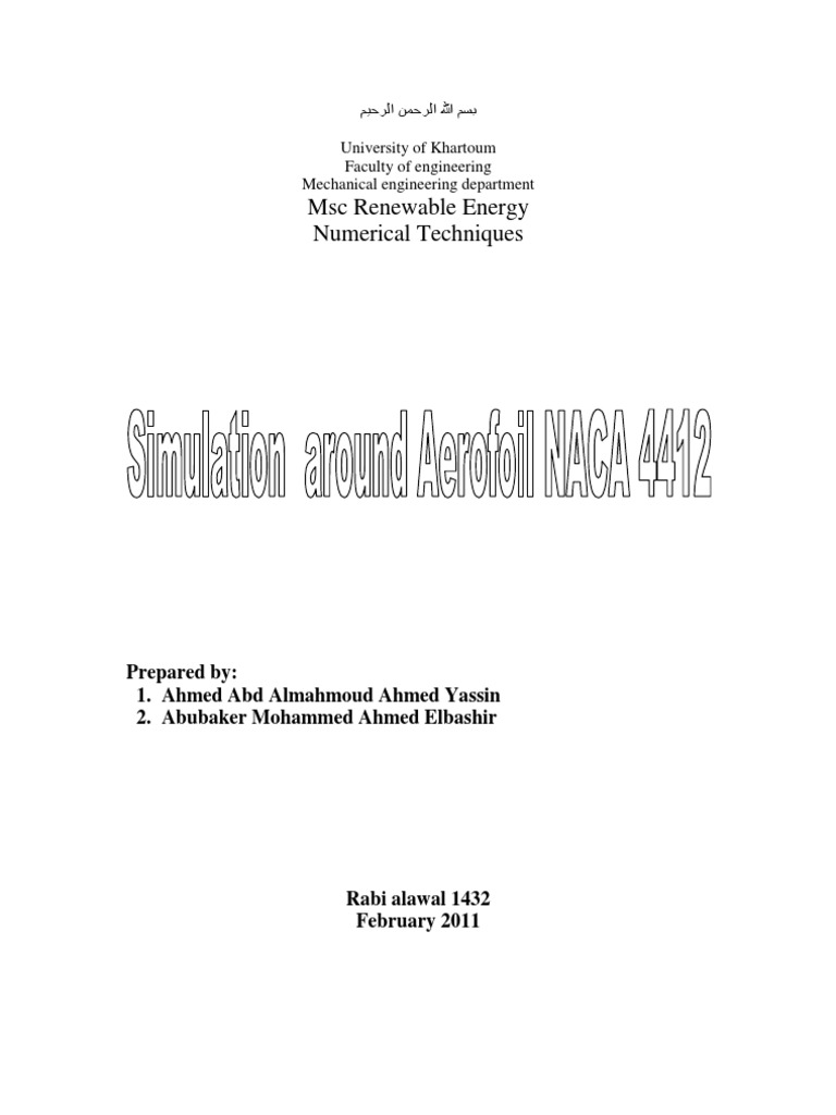 NACA 4412 CFD Simulation Study | PDF | Airfoil | Fluid Dynamics
