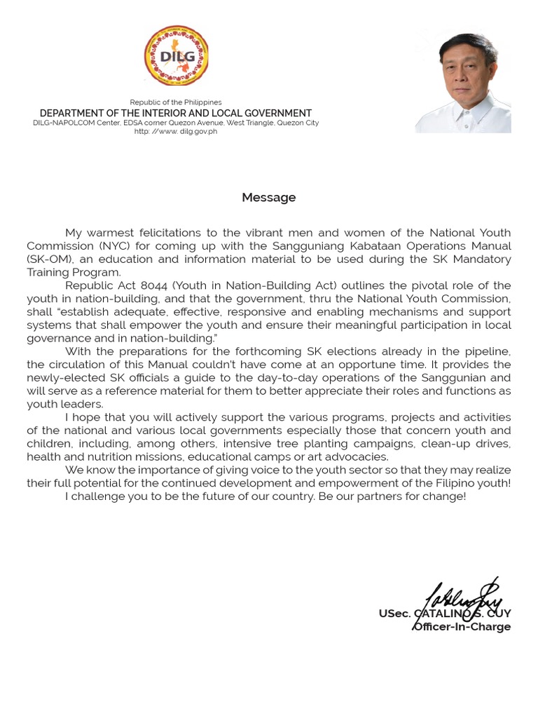 SK Operations Manual - p10 | PDF