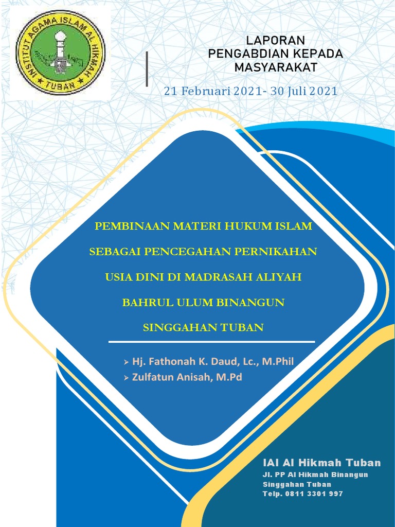 Contoh Bentuk Laporan PKM Juli 2022 | PDF