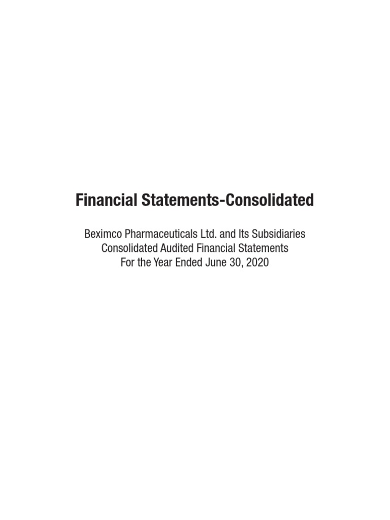 Audited Financial Statements-2019-2020 | PDF