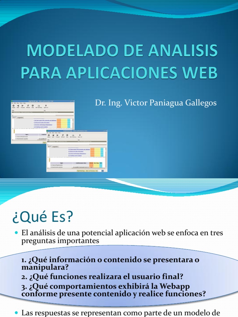 Cap 18 - Modelado de Analisis para Aplicaciones Web - UNAMAD 2020 | PDF ...