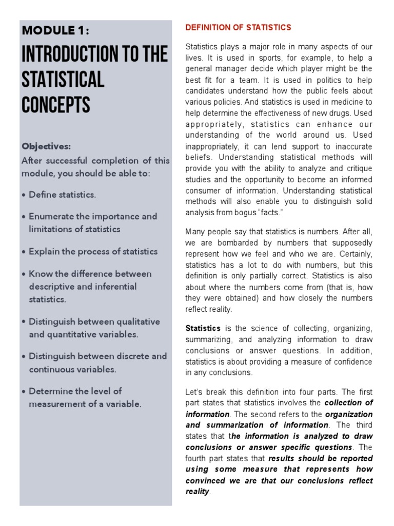 Statistical Analysis With Software Application | Download Free PDF | Statistics | Level Of ...