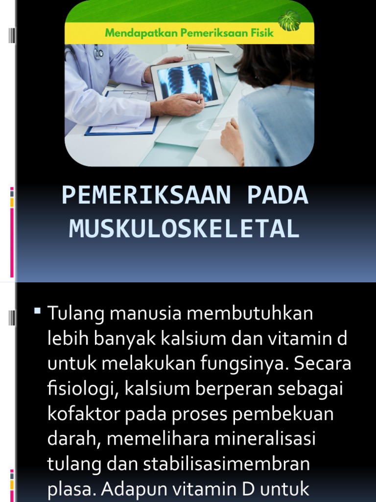 Pemeriksaan Pada Muskuloskeletal | PDF