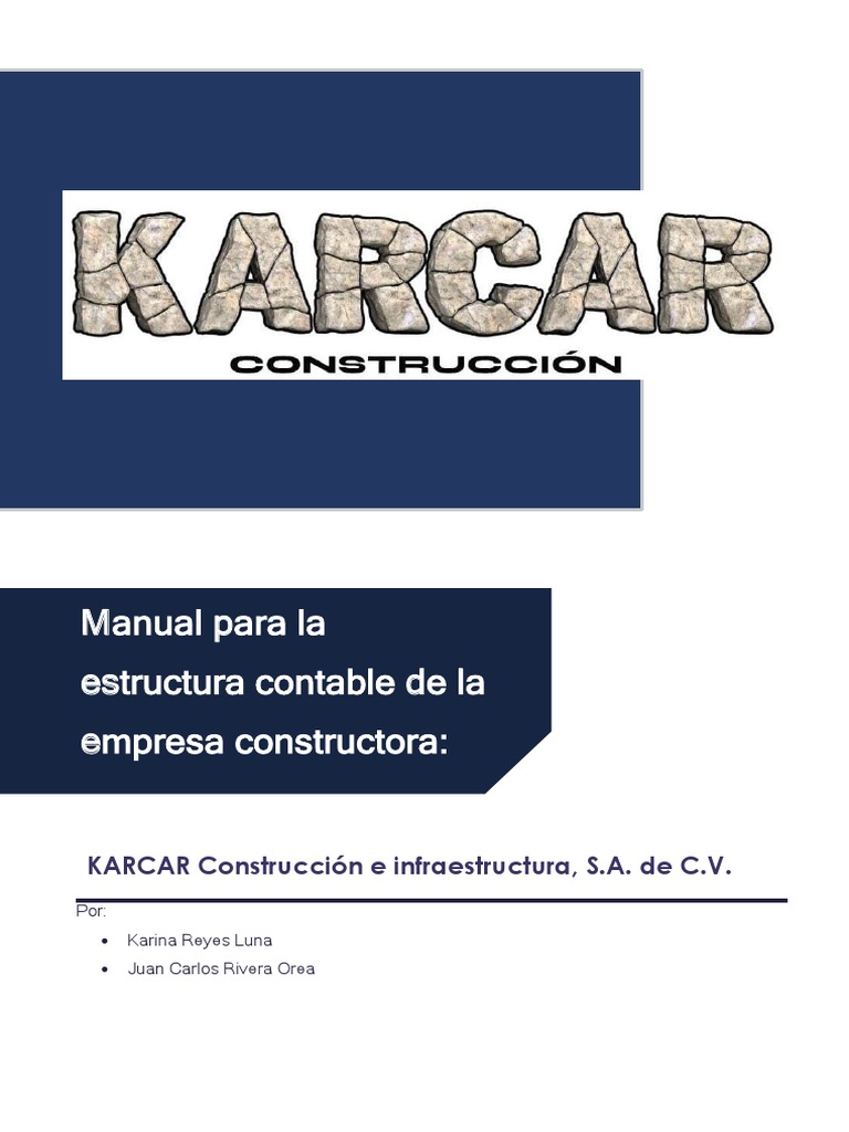 Manual de Estructura Contable para Empresas Constructoras | PDF | Calidad (comercial) | Business