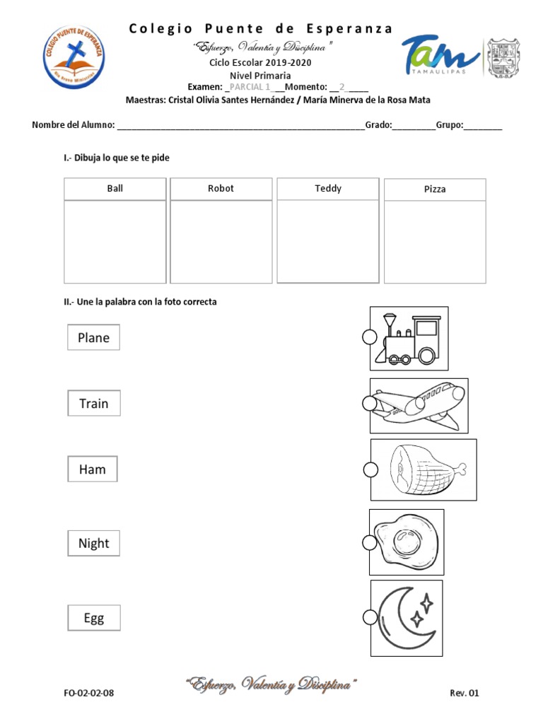 Test 1st Grade | PDF