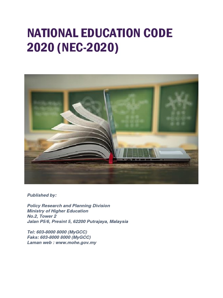 National Education Code 2020 (NEC-2020) | PDF | Engineering | Social Sciences