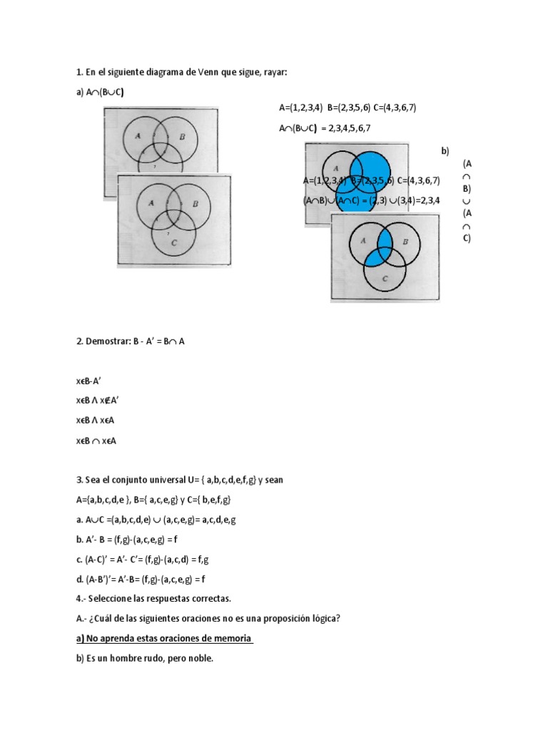 Logica Matematica Teoria de Los Conjuntos | PDF | Proposición | Lógica