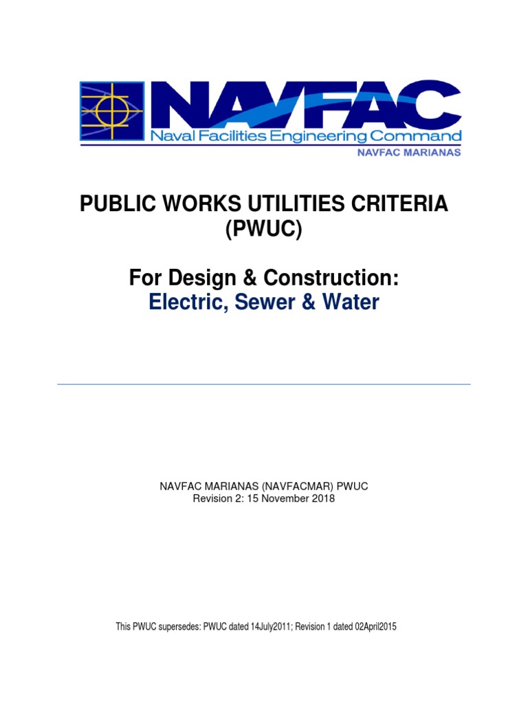 NFM Public Works Utility Criteria 15NOV2018 | PDF | Transformer | Fuse ...
