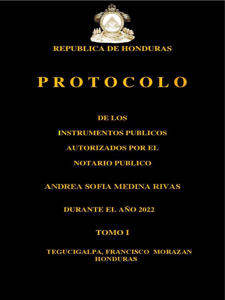Protocolo Notario Andrea Medina. | PDF | Matrimonio | Esposa