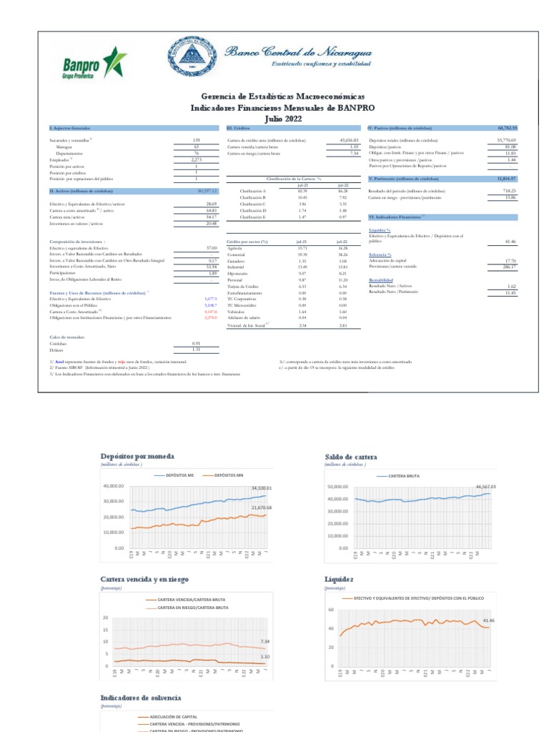 Banpro | PDF | Economias | Servicios financieros