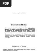 Ra 9160, As Amended by Ra 9194: Anti-Money Laundering Act Quiz | PDF ...