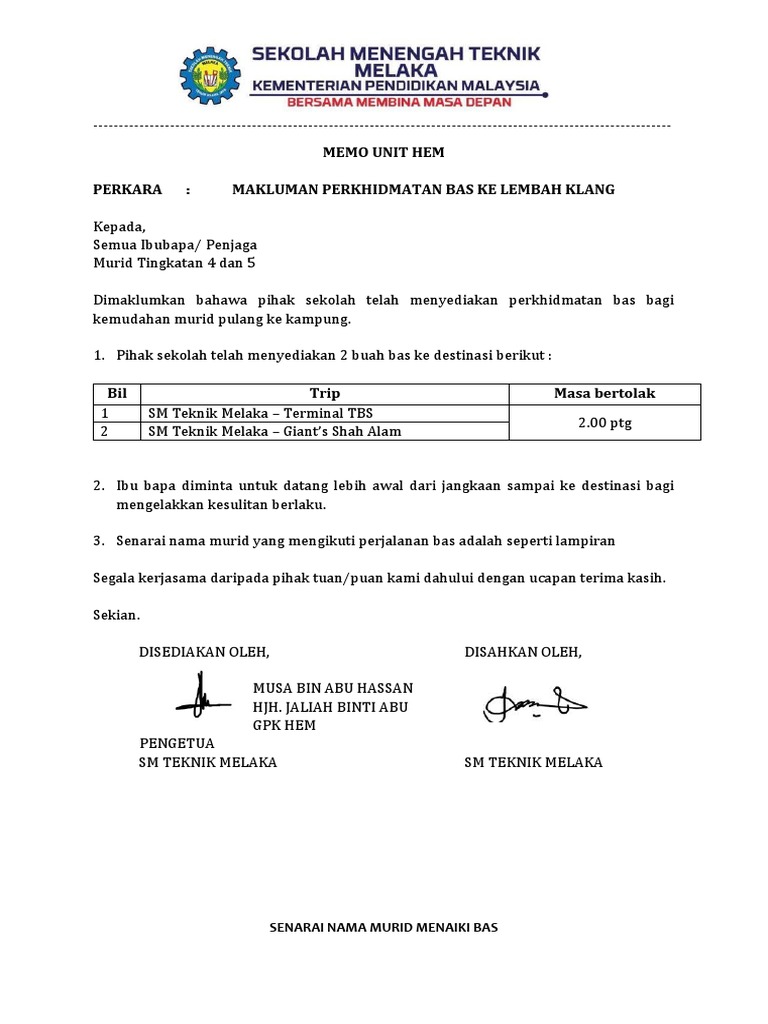BAS BALIK KAMPUNG Raya 2022 | PDF